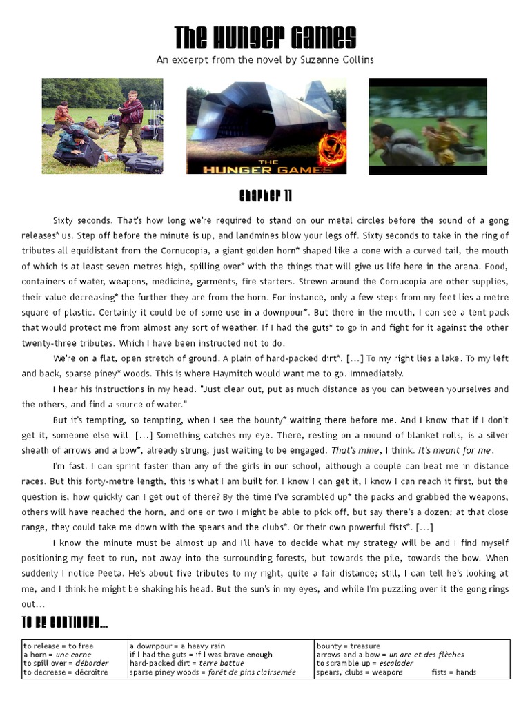 Hunger Games Excerpt | PDF
