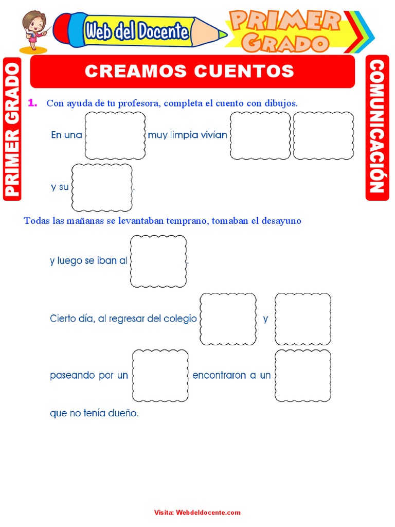 Creación de Cuentos para Primero de Primaria | PDF