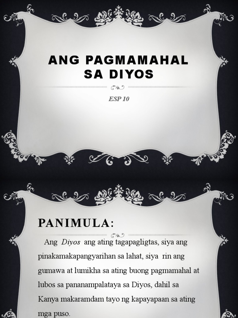 Ang Pagmamahal Sa Diyos (Ongoing) | PDF
