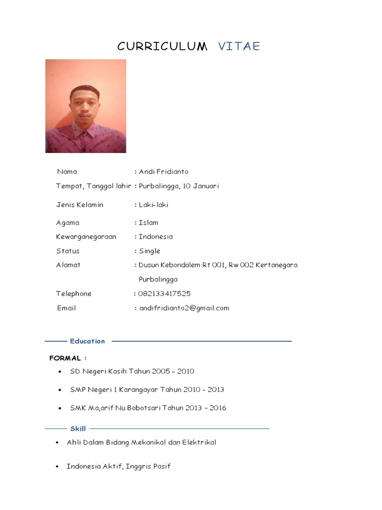 Surat Lamaran PT TFC PDF | PDF