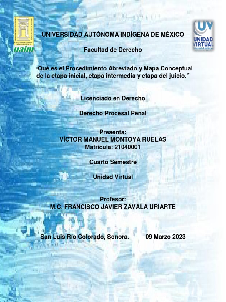 Act2 U3 VictorMontoya | PDF | Queja | Sentencia (ley)