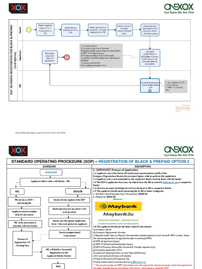 SOP_Work_Flow-BR_Black_&_Prepaid_(2nd_Option)-EXTERNAL | PDF | Business