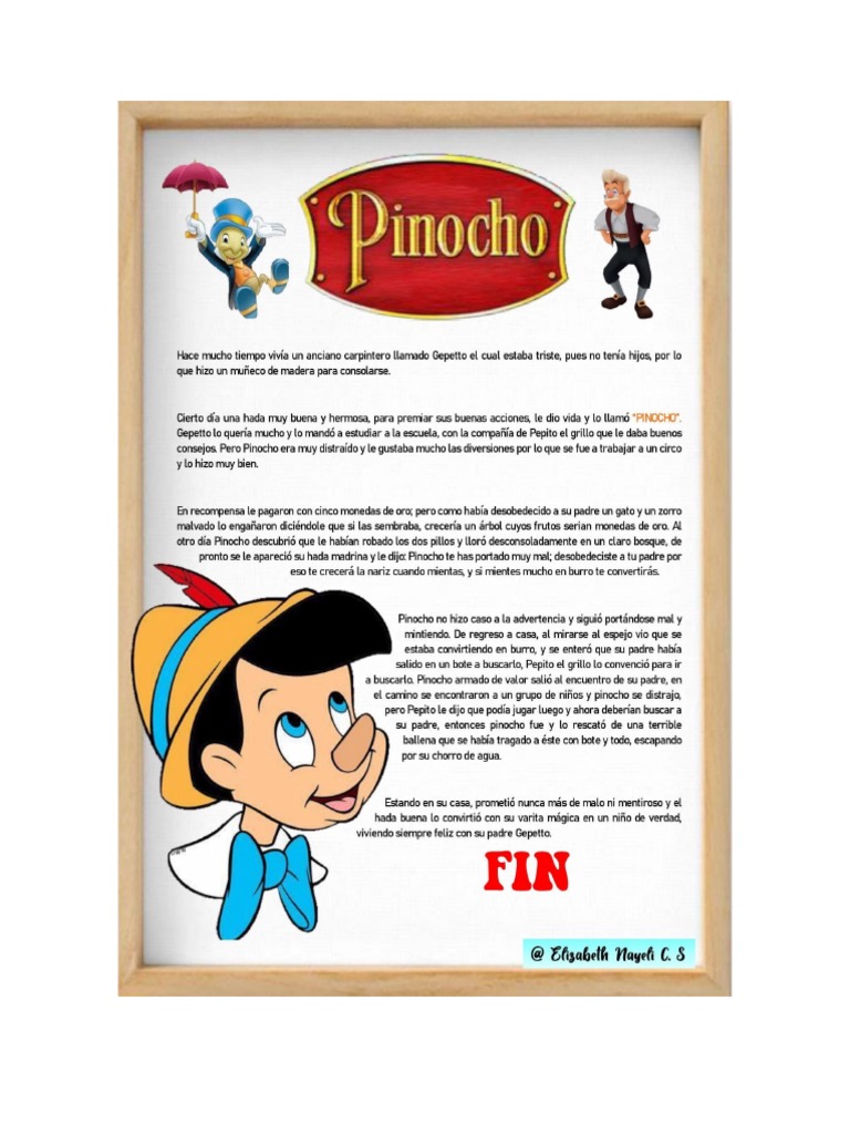 Pinocho Pdf