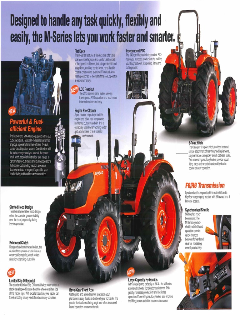 Kubota M9540 | PDF