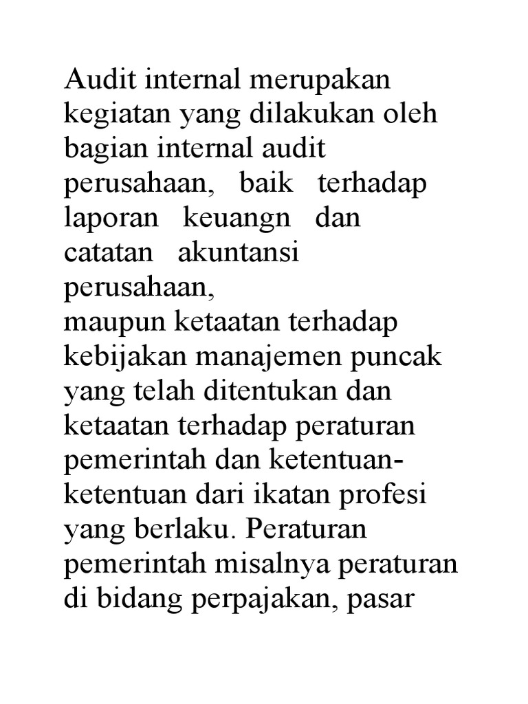 Audit Internal | PDF