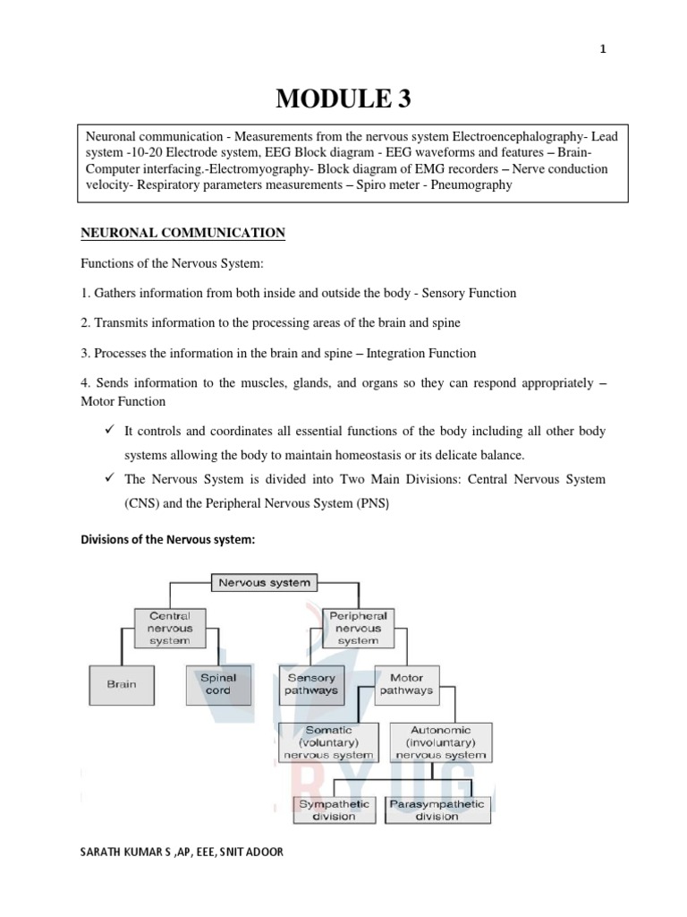 Biomedical Engineering Ktu Mod 3 | PDF | Electromyography | Exhalation
