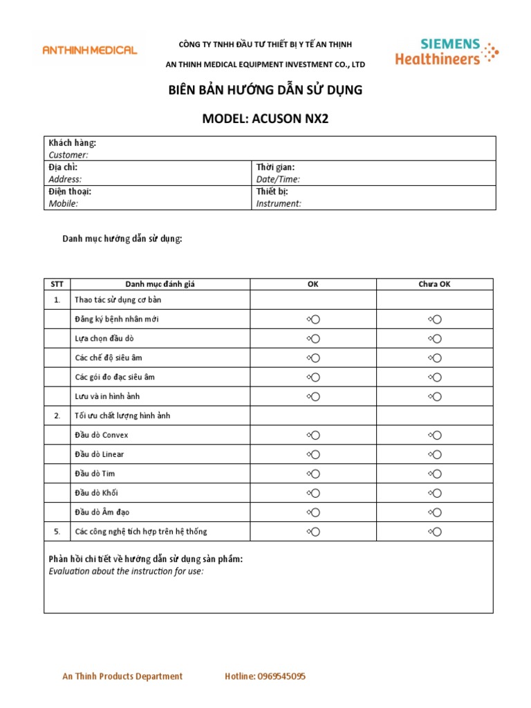 BB HDSD - Acuson NX2 | PDF