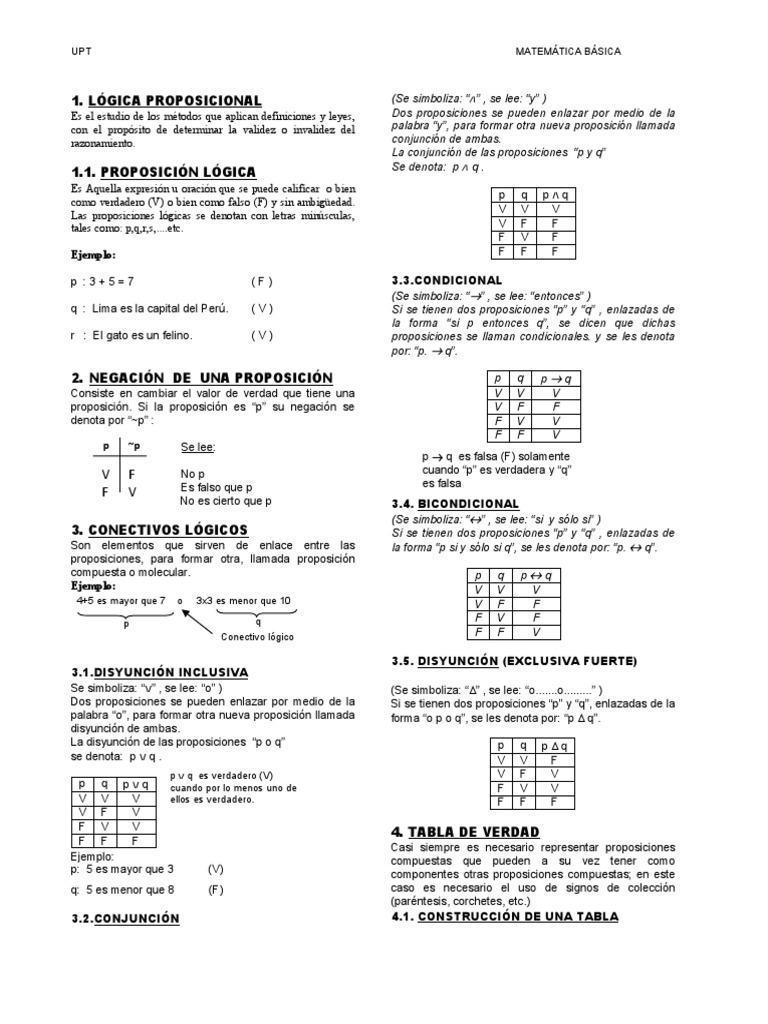 Logica Proposcicional FINAL | PDF | Proposición | Si y solo si