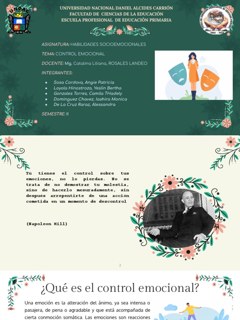 Estrategias de Control Emocional Infantil | PDF | Las emociones ...