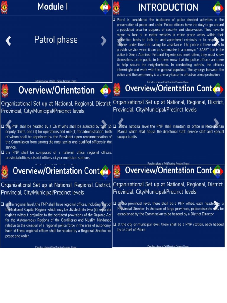 Patrol Phase - Module 1 | PDF