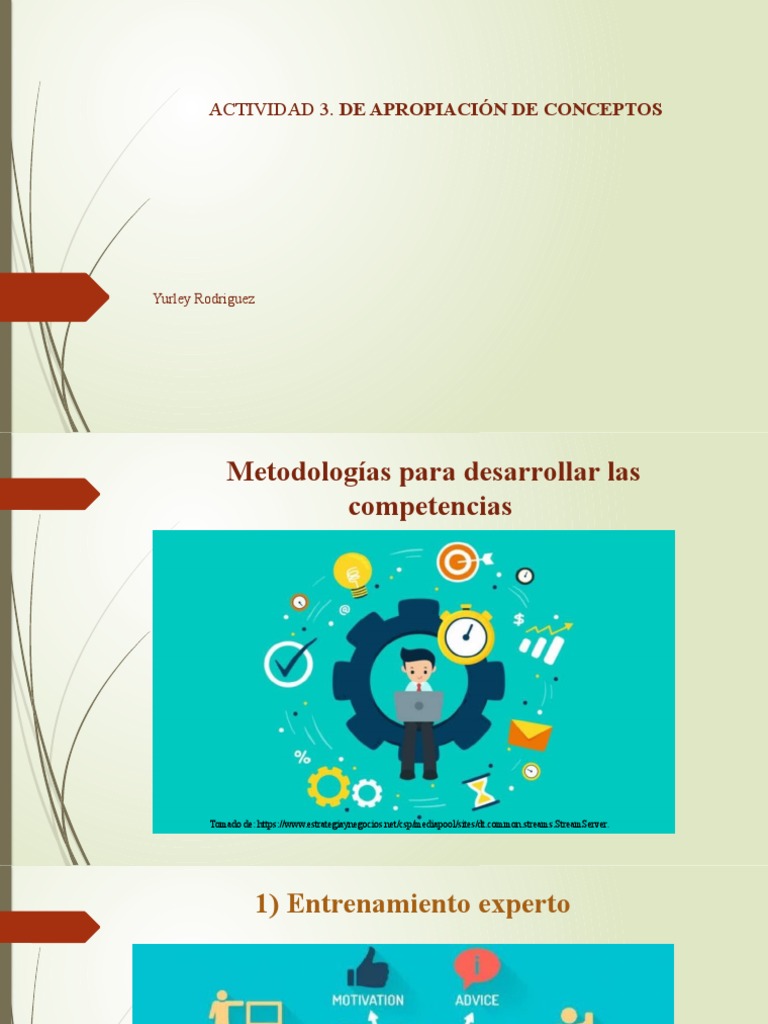 Metodologías para desarrollar las competencias.pptx | PDF | Gestión de ...