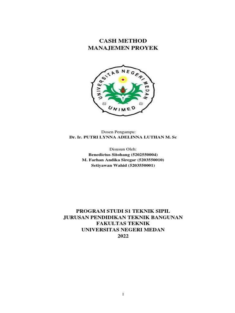 Manajemen Proyek: Metode Cash Flow | PDF