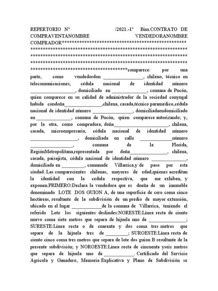 Modelo Compraventa Mandato | PDF | Justicia | Crimen y violencia