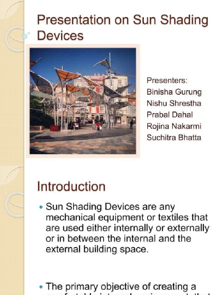 13 - 4 Sun-Shading-Devices | PDF