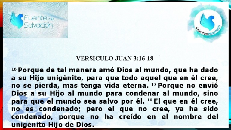 Versiculo Juan | PDF