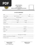 Cub & Bulbul Biodata Format | PDF