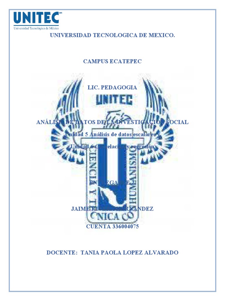 ANÁLISIS DE DATOS DE LA INVESTIGACIÓN SOCIAL Entregable 2 | PDF | Spss ...