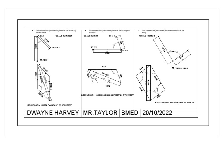 D HARVEY BMED PARALLELOGRAM Ex1 FORCE-Model PDF | PDF