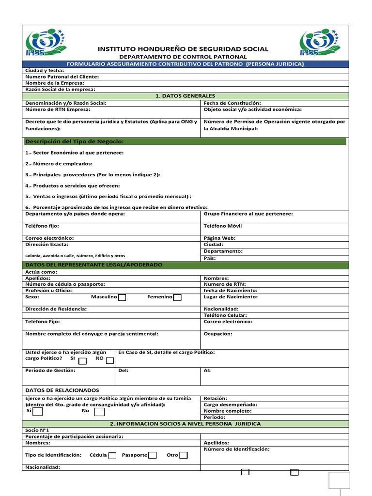 Formulario Aseguramiento P | PDF