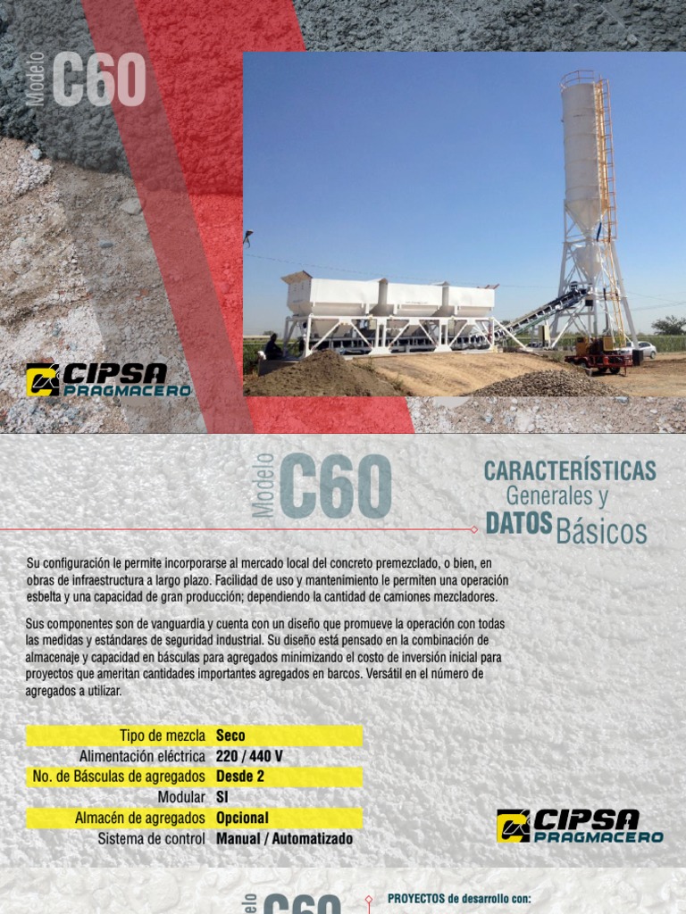 Planta de Concreto Modular C60 | PDF | Hormigón