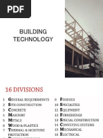 Building Technology 1 | PDF | Lime (Material) | Concrete