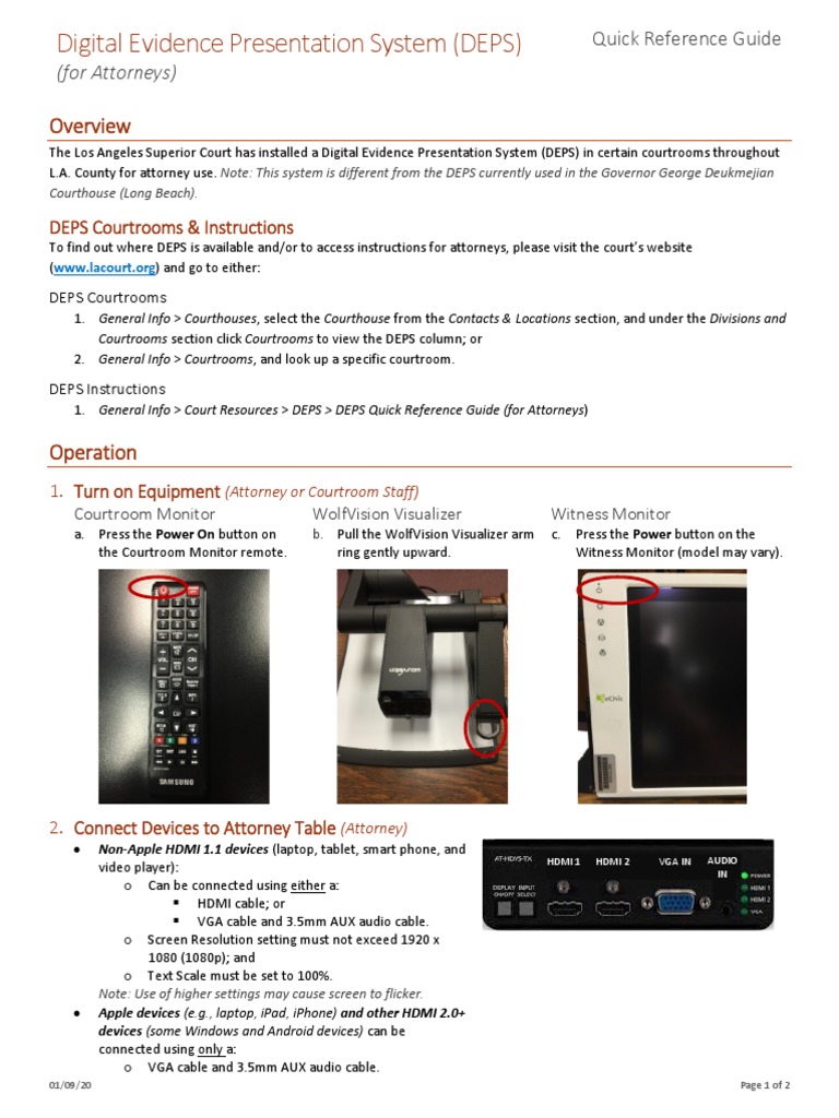 Digital Evidence Courtroom Instructions | PDF