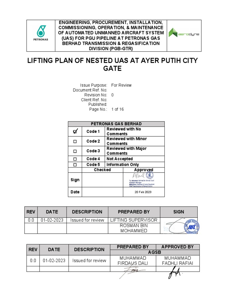 9 - Lifting - Plan - For - PGB - UAS - System - Ayer - Putih ...