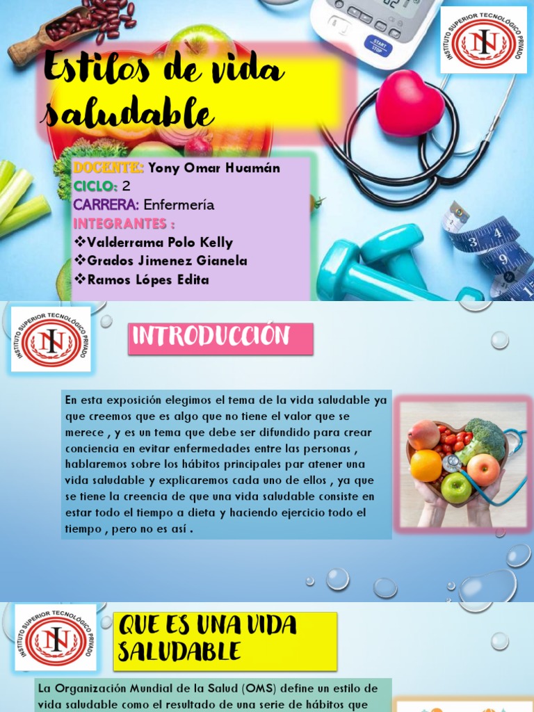 Hábitos para una Vida Saludable | PDF | Alimentos | Dieta