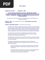 RA 10354. Responsible Parenthood and Reproductive Health Act. 2012 ...