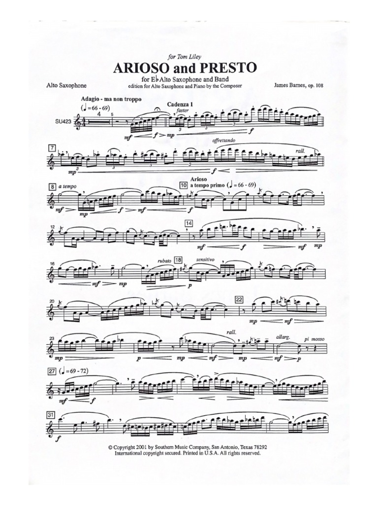 ARIOSO and PRESTO | PDF