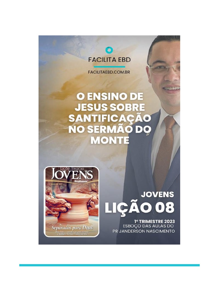 8 O Ensino De Jesus Sobre Santificação No Sermão Do Monte Pdf Pdf
