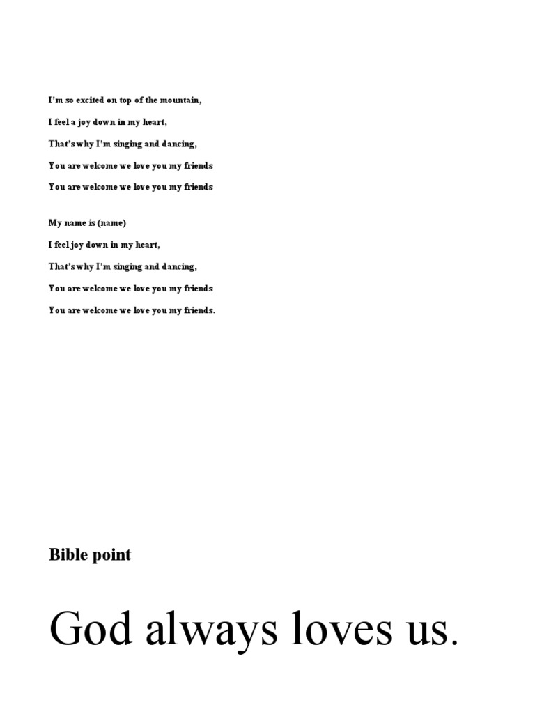 Simply Loved Lesson 1 | PDF