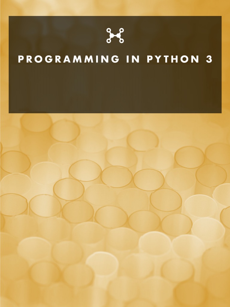Programming In Python3 Pdf Pdf Python Programming Language Parameter Computer Programming 