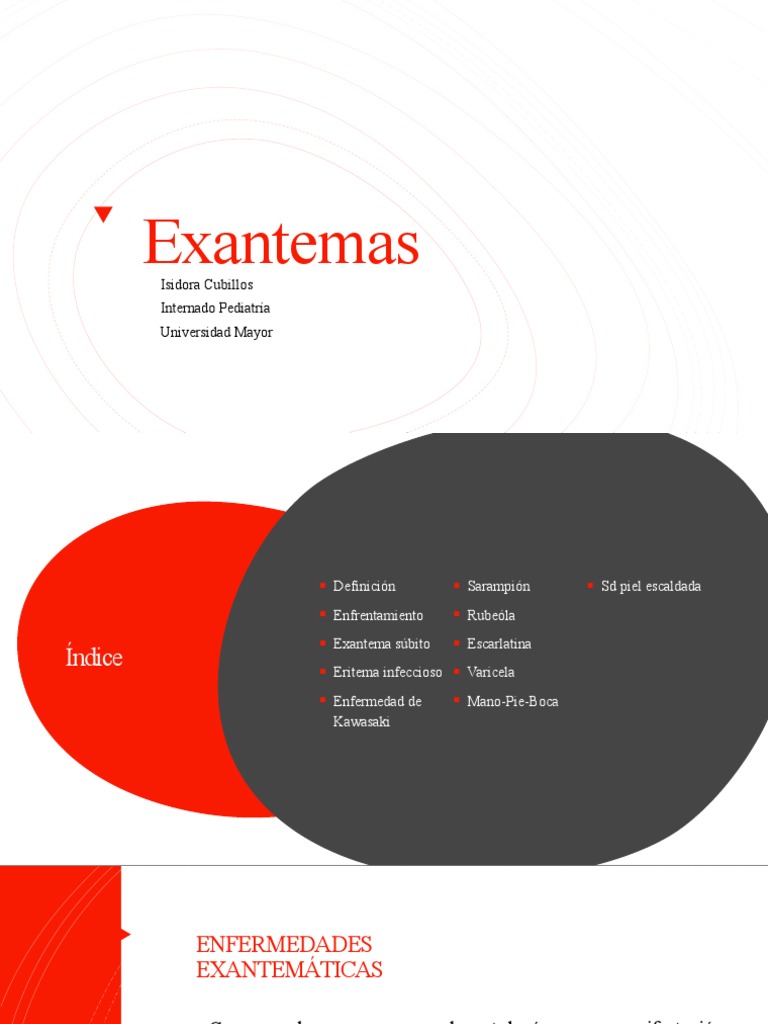 Exantema 1 | PDF | Sarampión | Especialidades Medicas