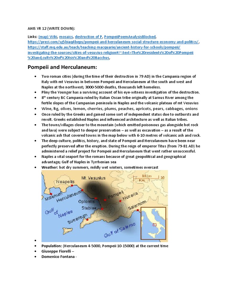 AHISYR12 | PDF | Pompeii | Mount Vesuvius