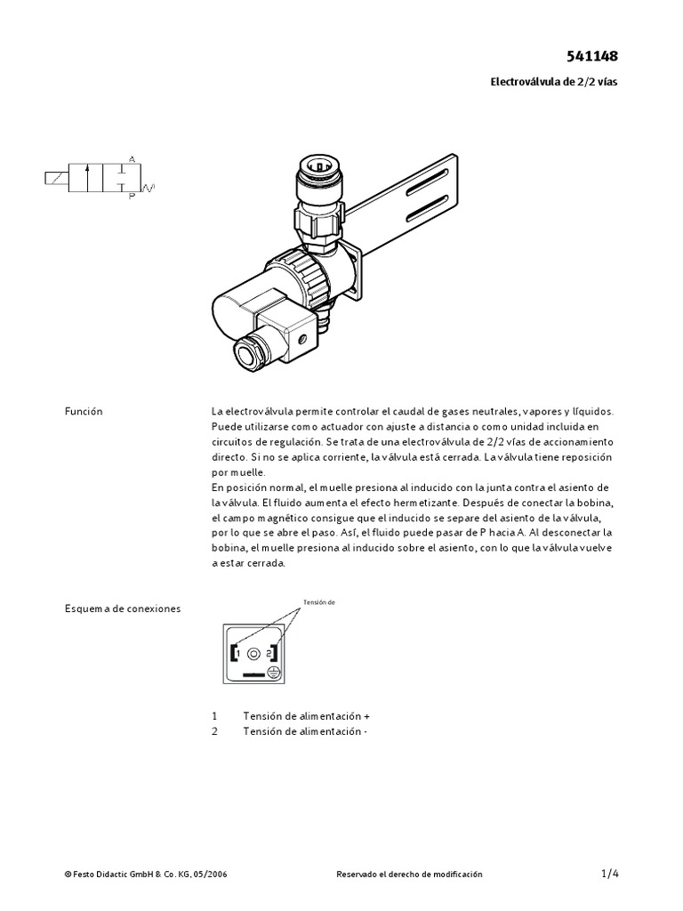 ES - Electroválvula de 2 - 2 Vías | PDF | Ciencias fisicas | Ciencia de ...