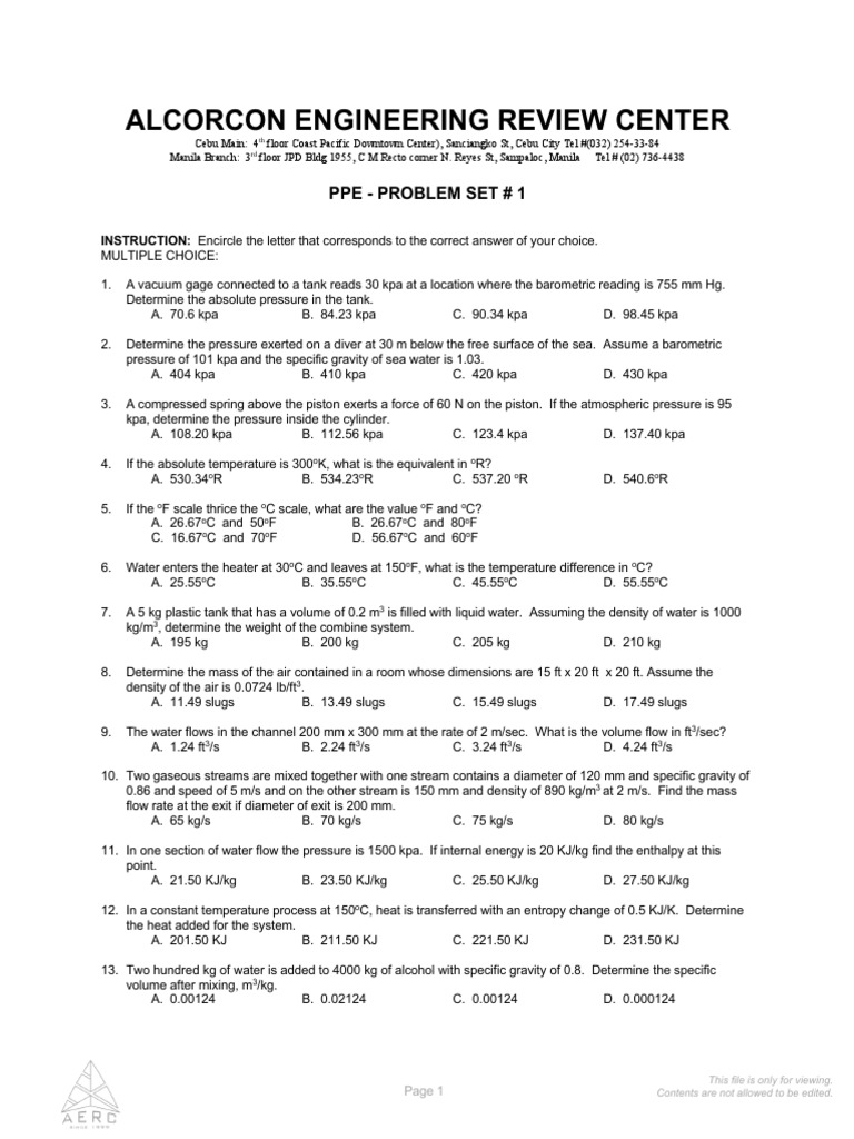 Merge File Sample Problems Pdf Pdf Enthalpy Heat