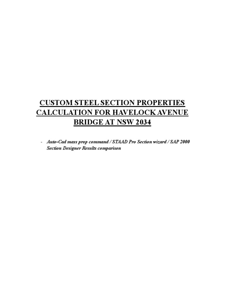 Custom Section Properties Cal Pdf Pdf Cartesian Coordinate