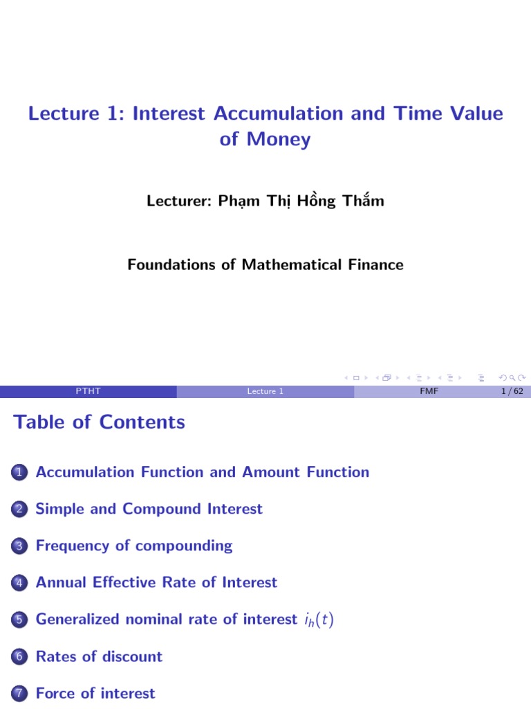 FMF L1 4S PDF | PDF | Compound Interest | Interest