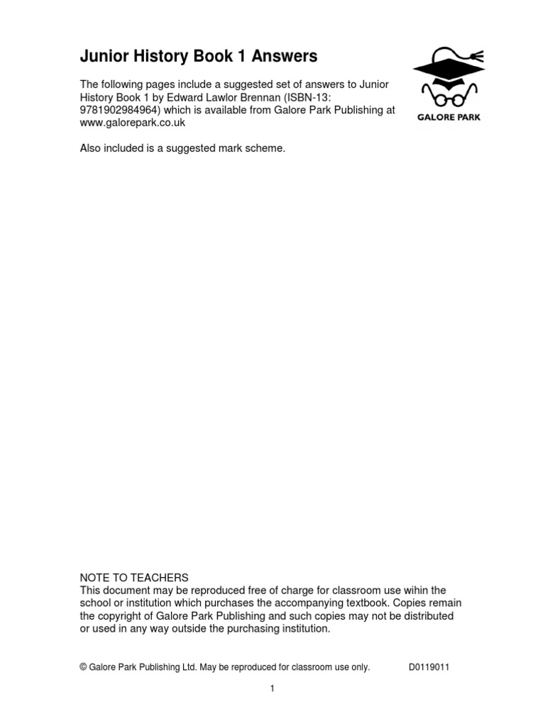 Junior History Book 1 Answers | PDF | Ancient Egypt | Mycenae