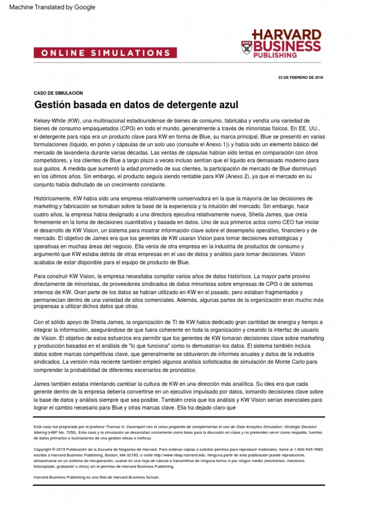 ES-4-HBP DataAnalytics Case | PDF | Marca | Marketing