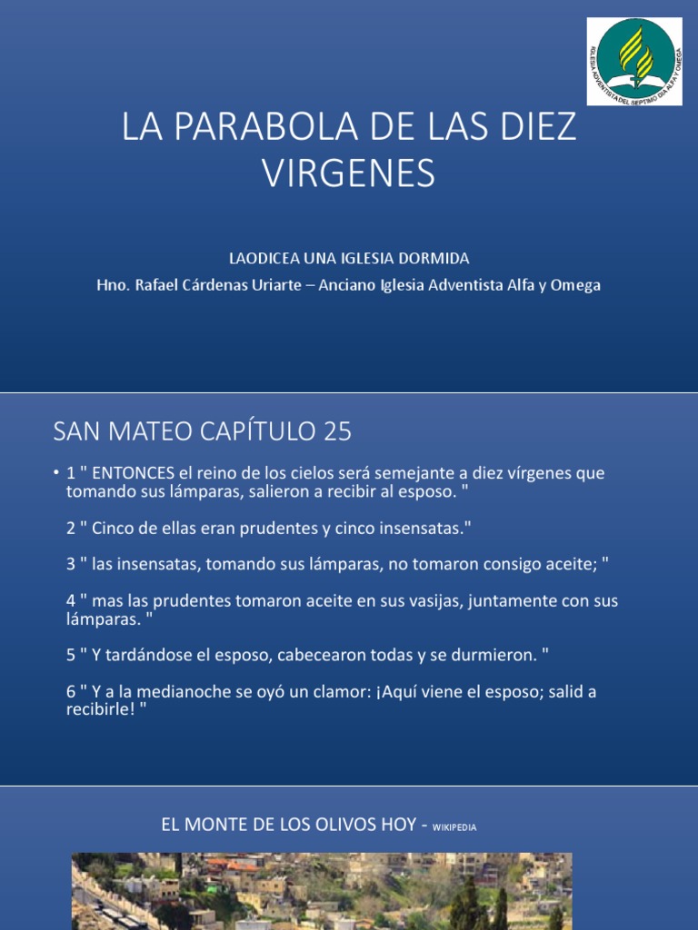 La Parabola de Las Diez Virgenes PDF | PDF | espíritu Santo | Contenido ...