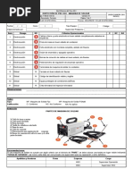 Check List Maquina Termofusion | PDF | Máquinas | Ingeniería mecánica