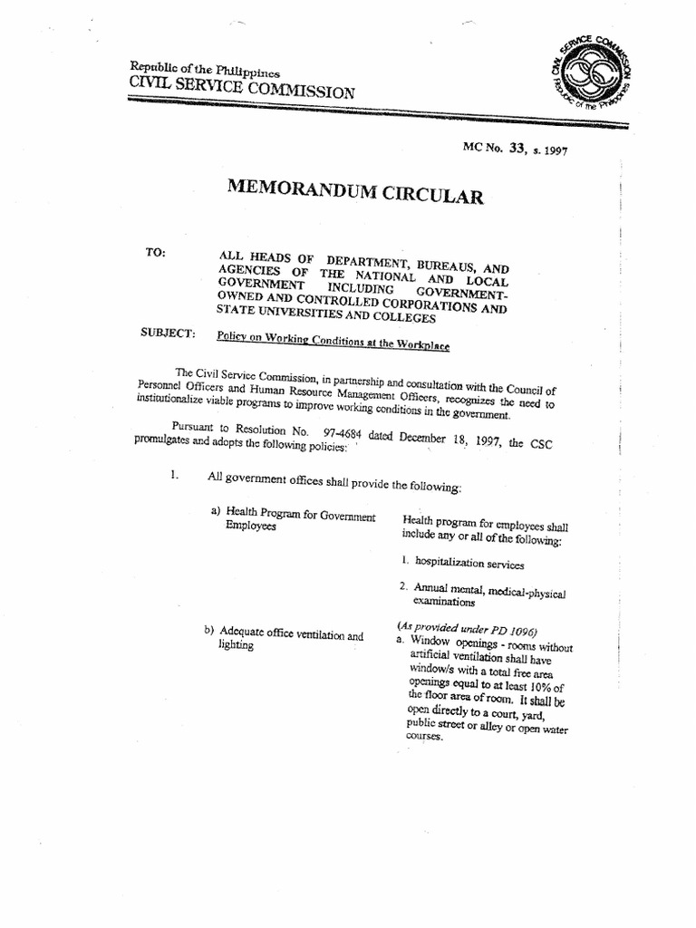 CSC MC 33 S 1997 PDF | PDF