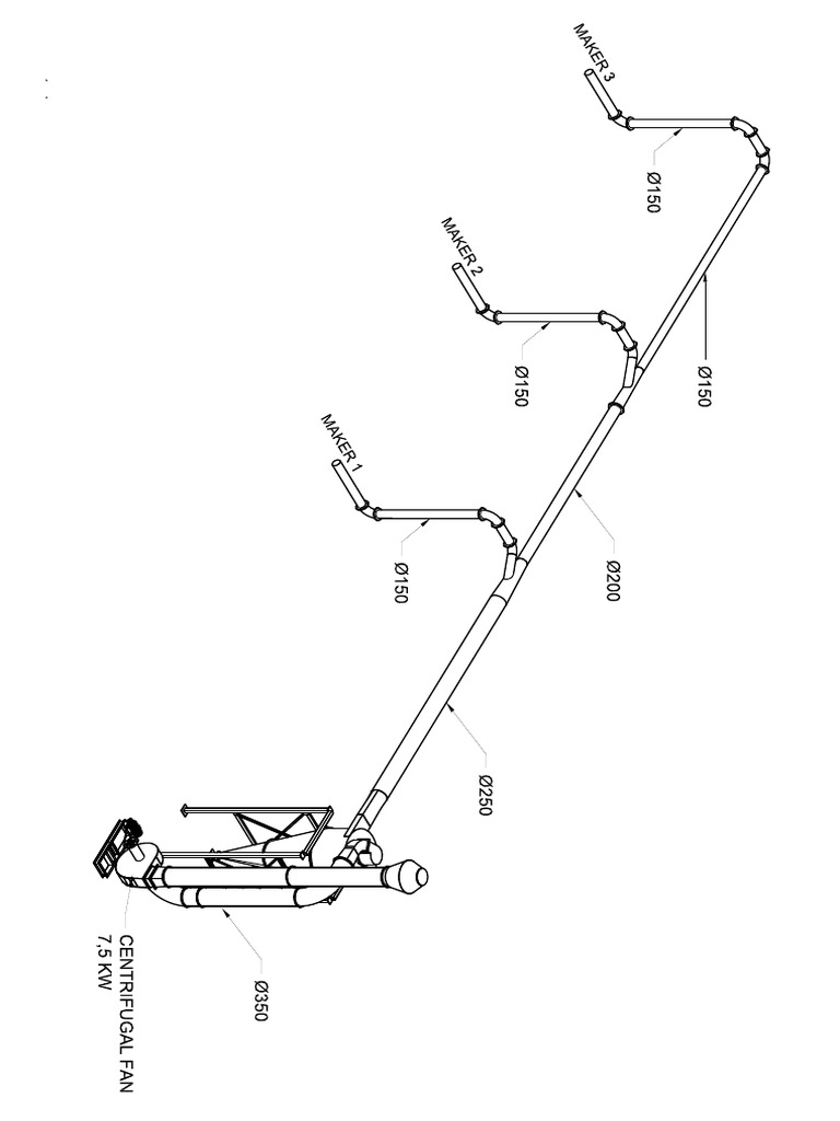 Dust Collector Drawing SKM1 PDF | PDF