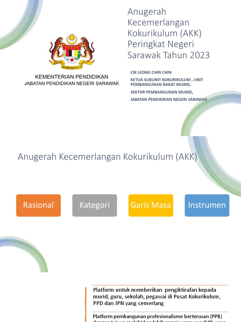 Anugerah Kecemerlangan Kokurikulum (AKK) | PDF Anugerah Kecemerlangan Kokurikulum (AKK) | PDF