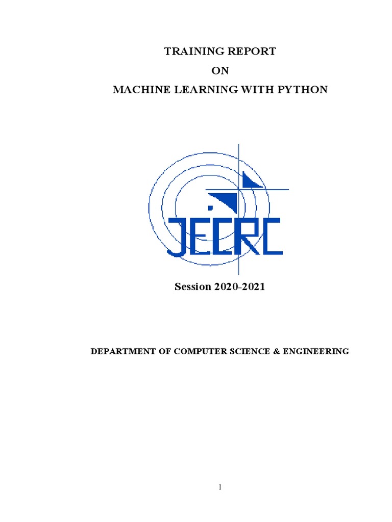 Machine Learning With Python Report | PDF | Machine Learning | Cluster Analysis