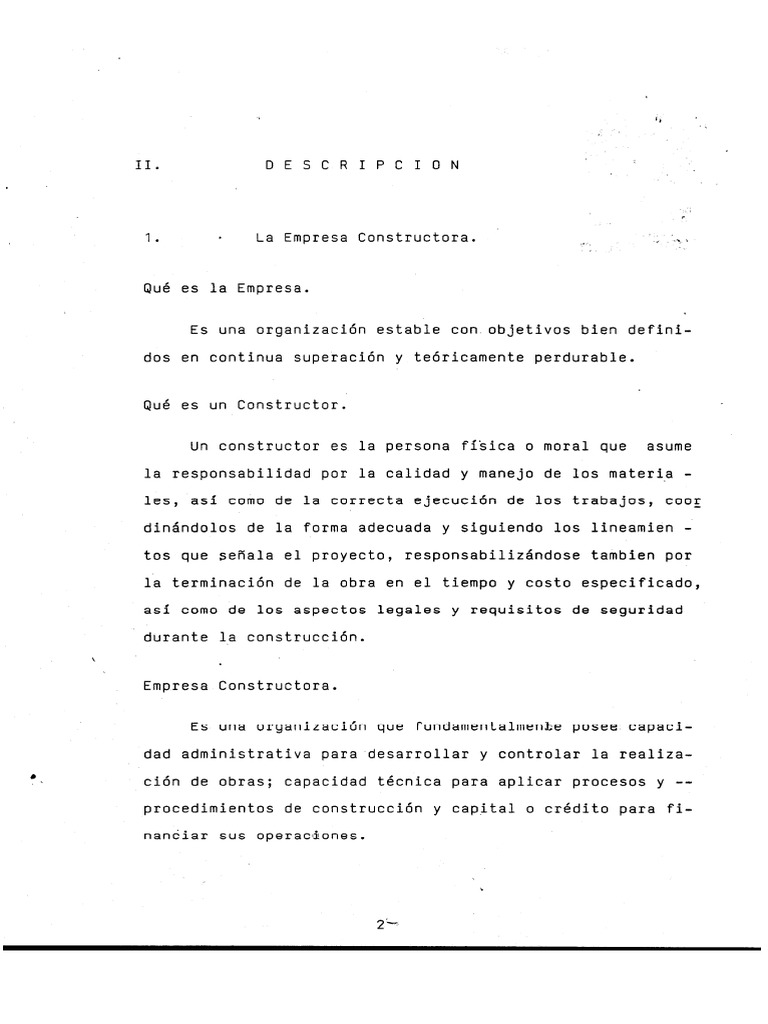 La Empresa Constructora | PDF