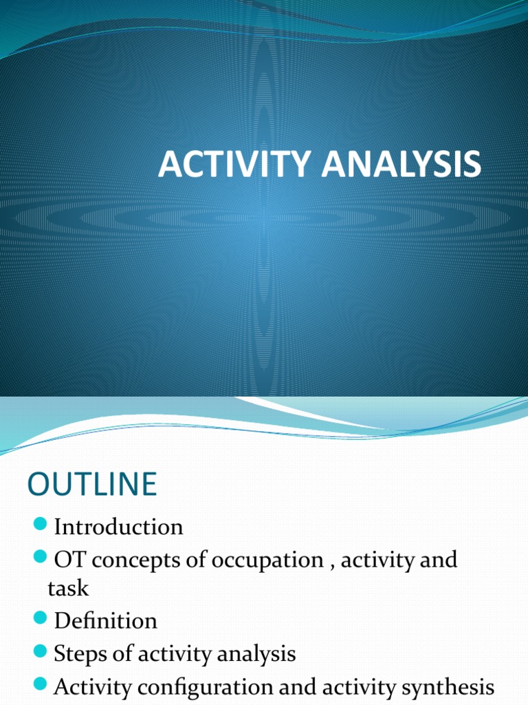 Activity Analysis | PDF | Mental Processes | Behavioural Sciences