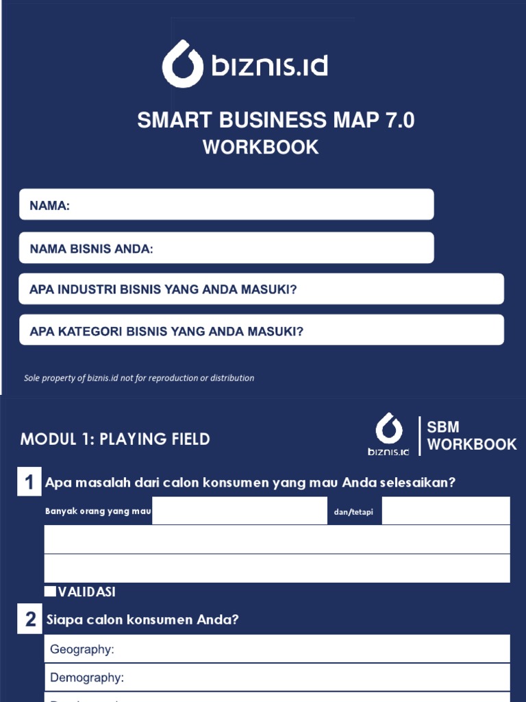 Smart Business Map 7.0: Workbook | PDF